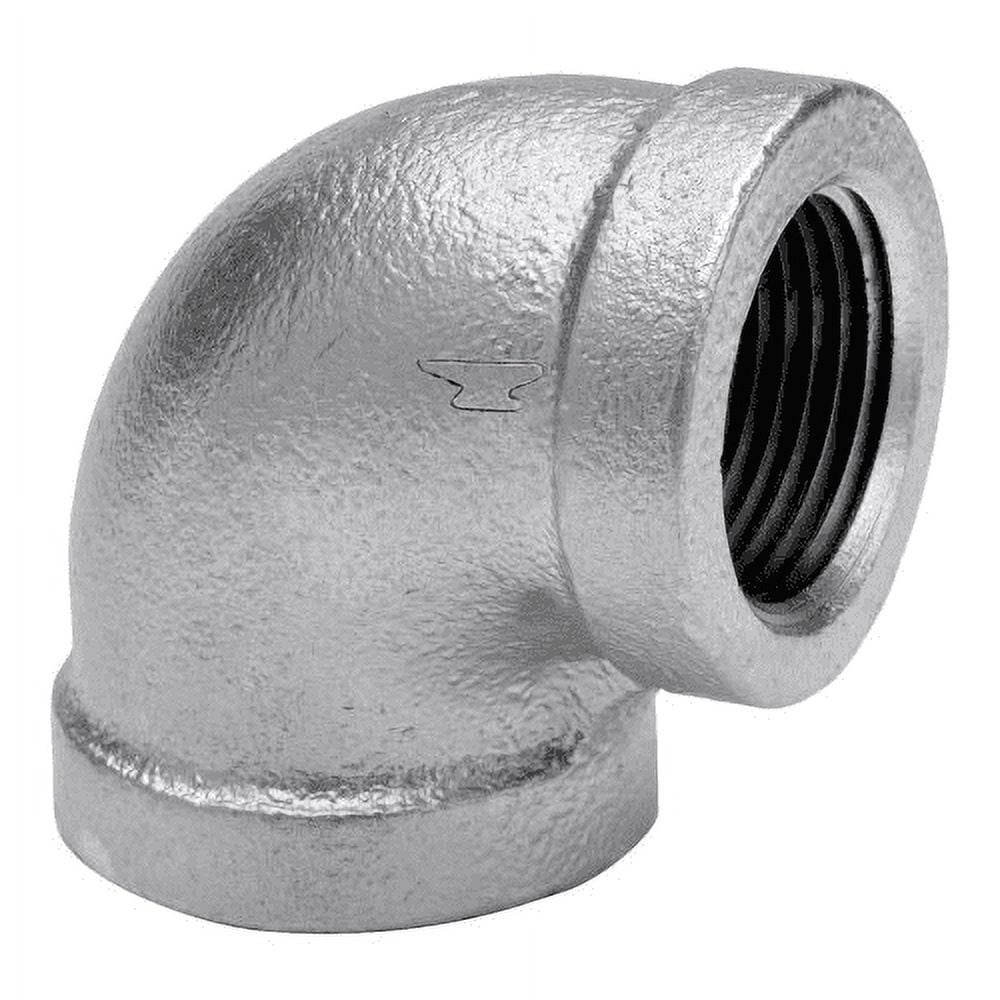 Anvil 8700124053, Malleable Iron Pipe Fitting, 90 Degree Elbow, 1/4 ...