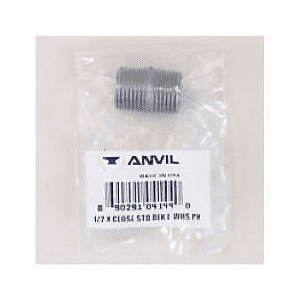 ANVIL INTERNATIONAL INC 8700138350 1/2xClose Black Nipple - Walmart.com