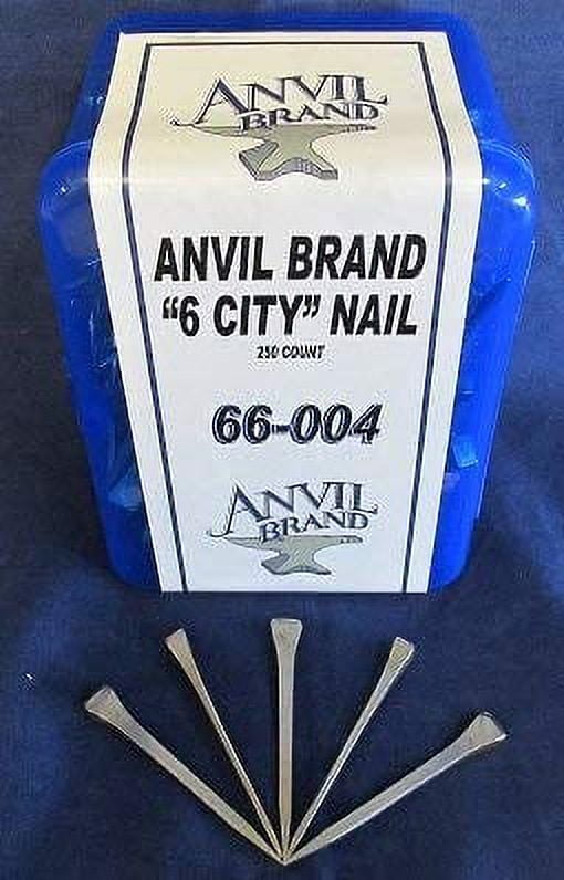 Anvil Brand 6 City Head Horseshoe Nails 250 Count Box - Walmart.com