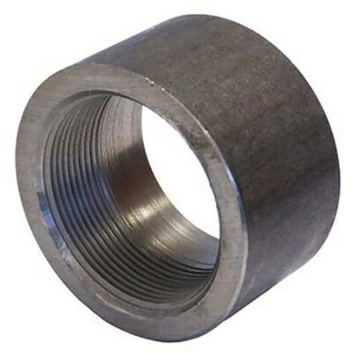 Half Coupling Half Coupling, 3/8" Pipe, FNPT, Black Forged Steel, Class ...