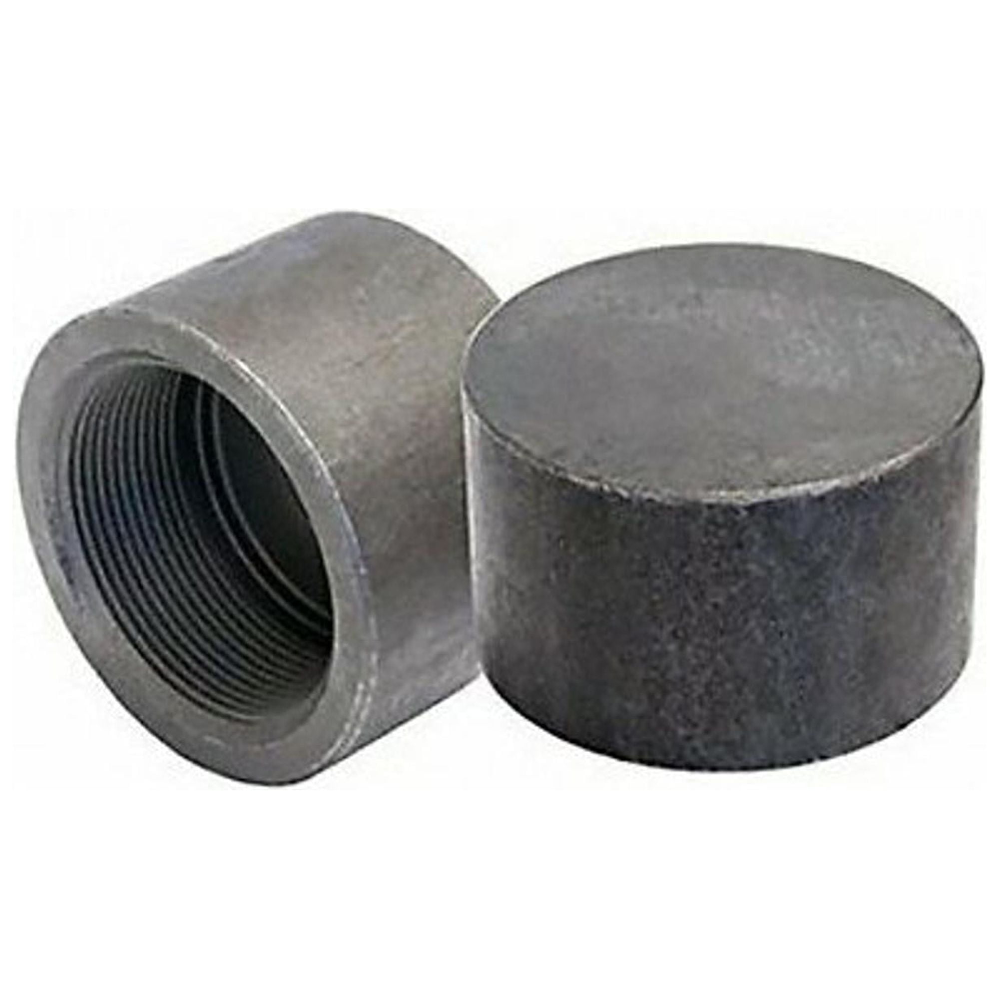Anvil Cap Cap, 3/8" Pipe, Threaded, Black Forged Steel, Class 3000 ...