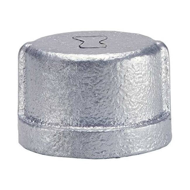Anvil 3" FNPT Galvanized Cap 0319900841 - Walmart.com