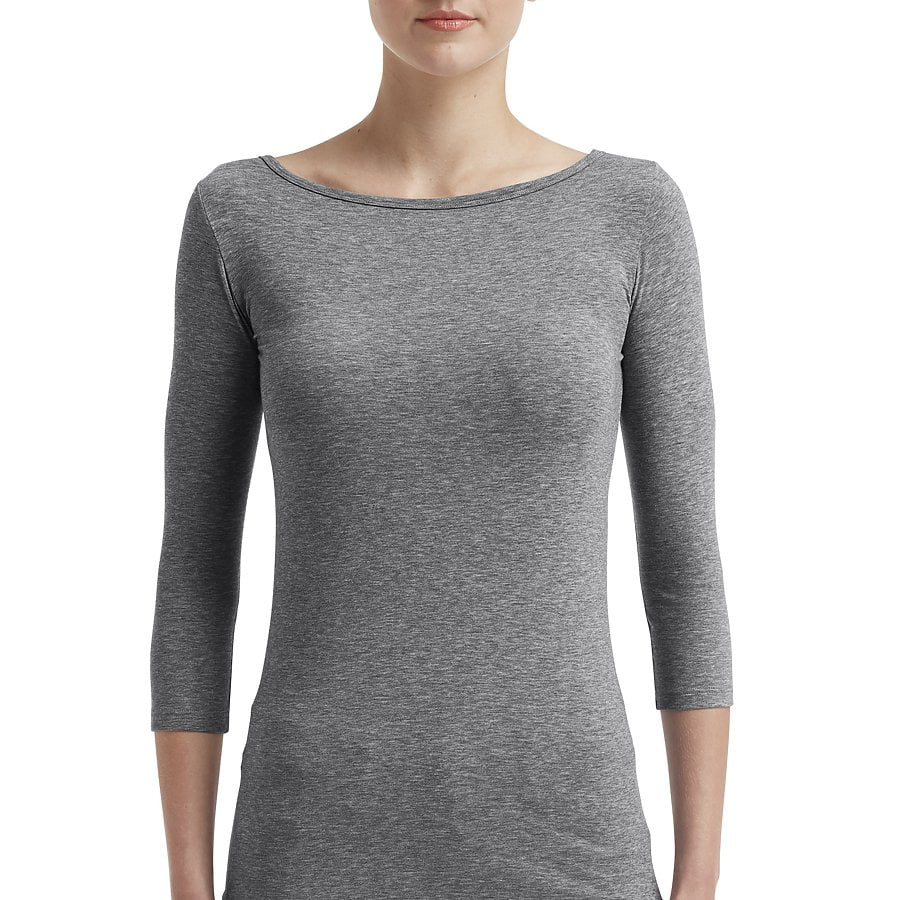 Anvil Women's Stretch 3/4 Sleeve T-Shirt - Walmart.com