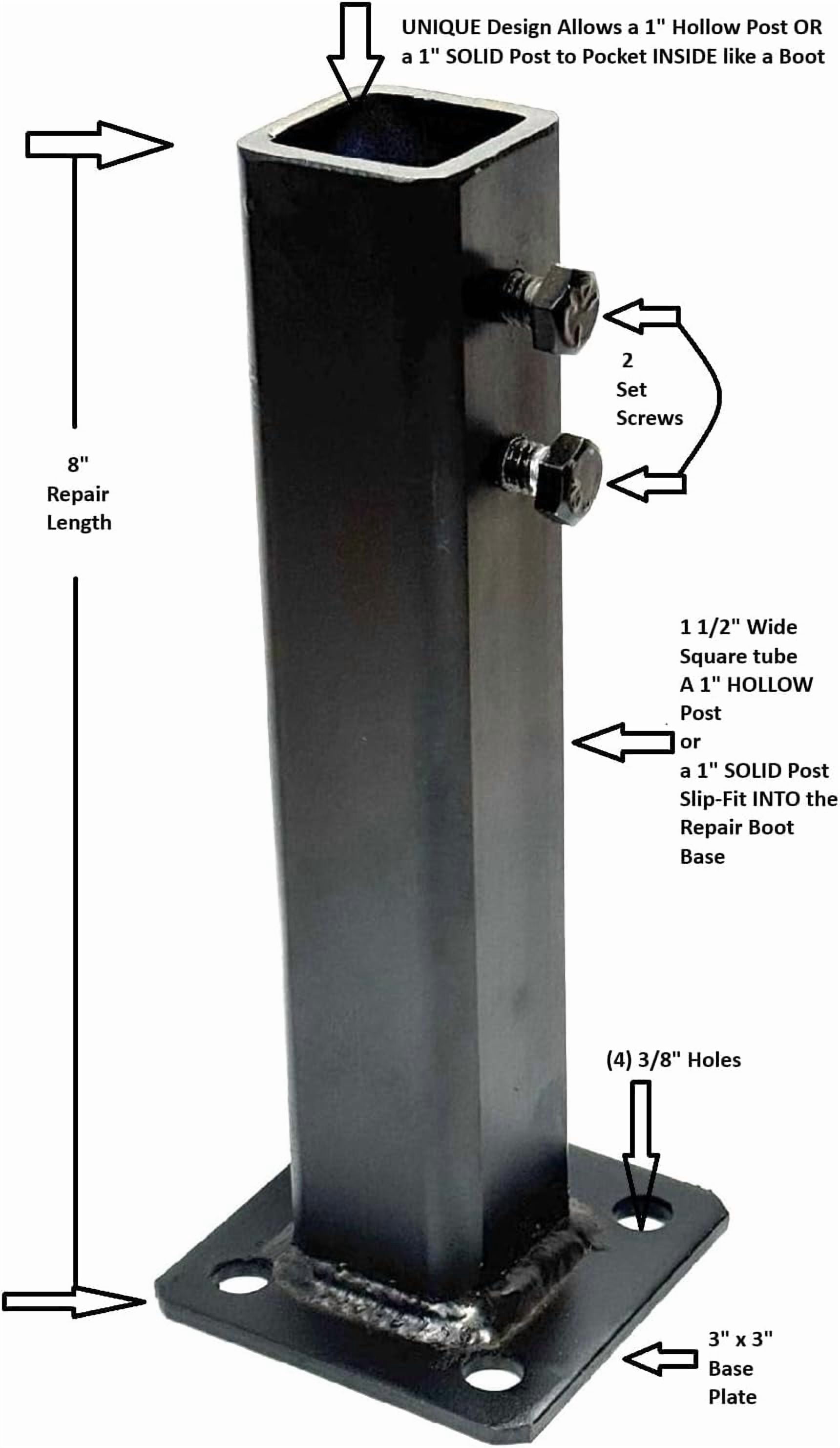 Anvils 8" Boots No Welding Repair Rusty Iron Stair Post Base Mounts ...