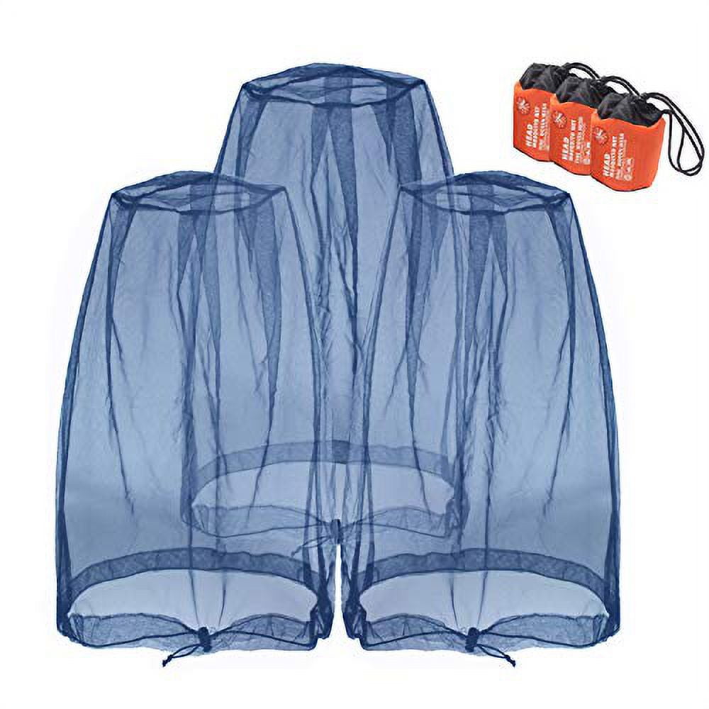 Anvin Mosquito Head Mesh Nets Gnat Face Netting for No See Ums Insects ...