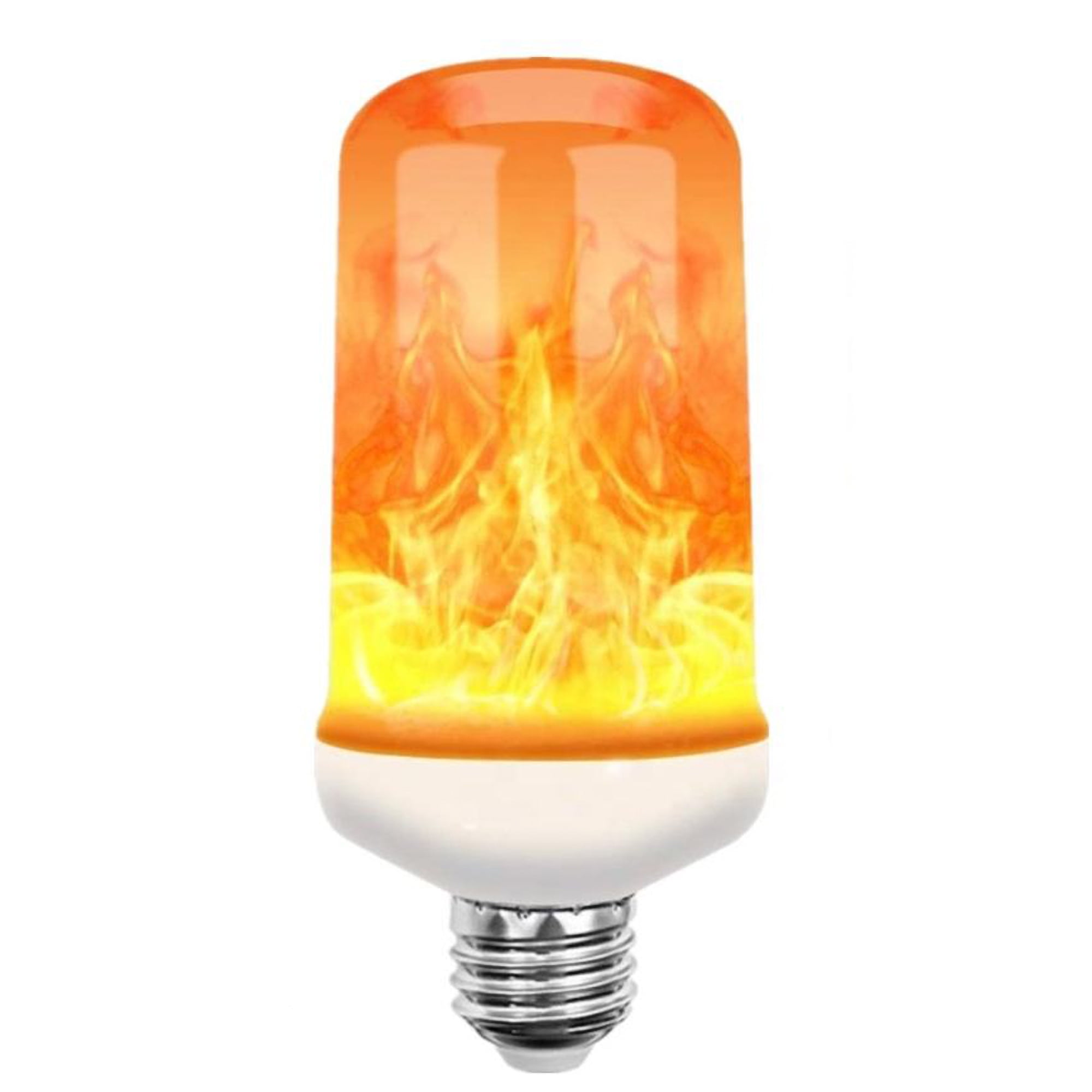 Anvirtue LED Flame Effect Light Bulb 4 Modes E26 Base Fire Light Bulbs ...