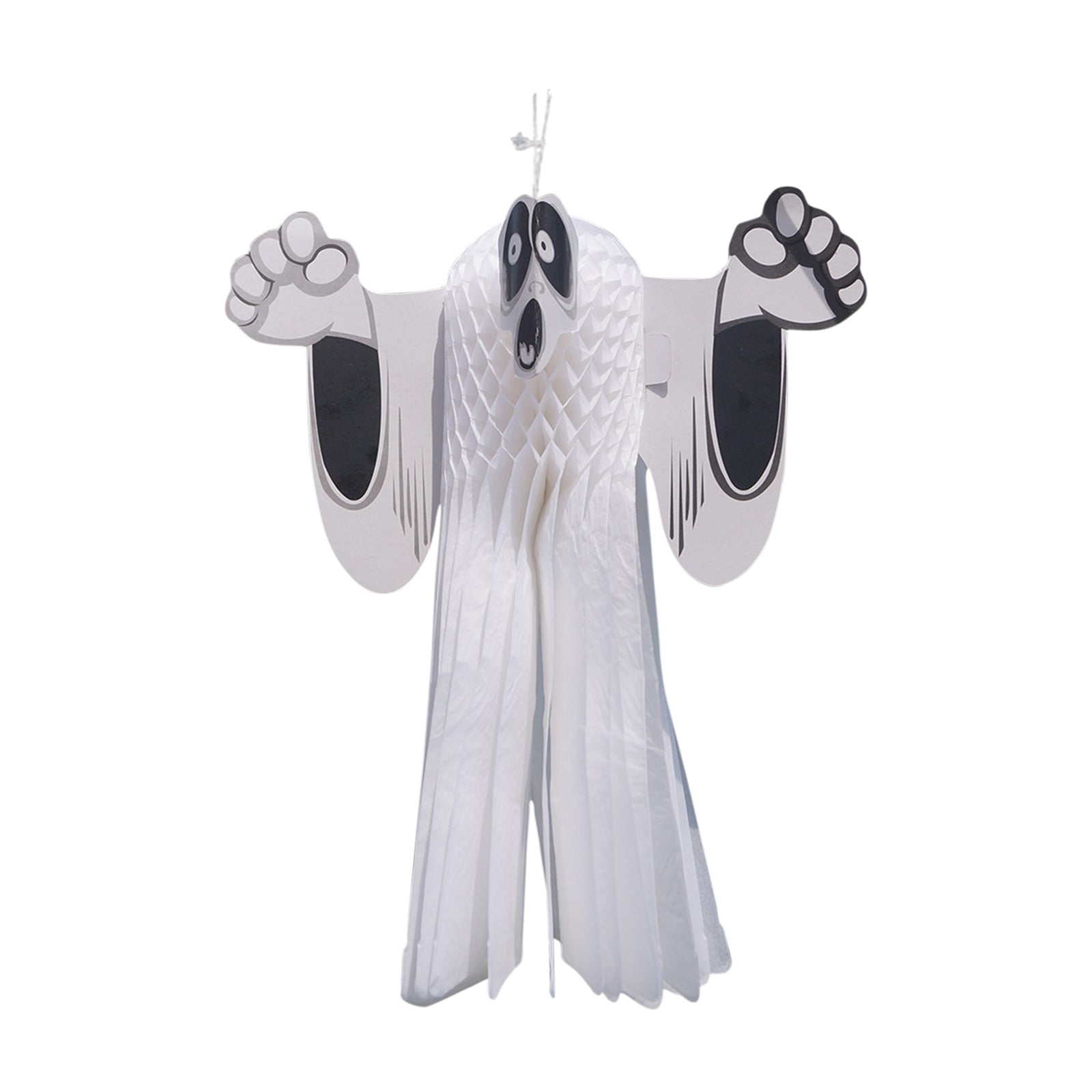Anvora 3D Halloween Honeycomb Paper Hanging Ghost Ornament, 15" Classic ...