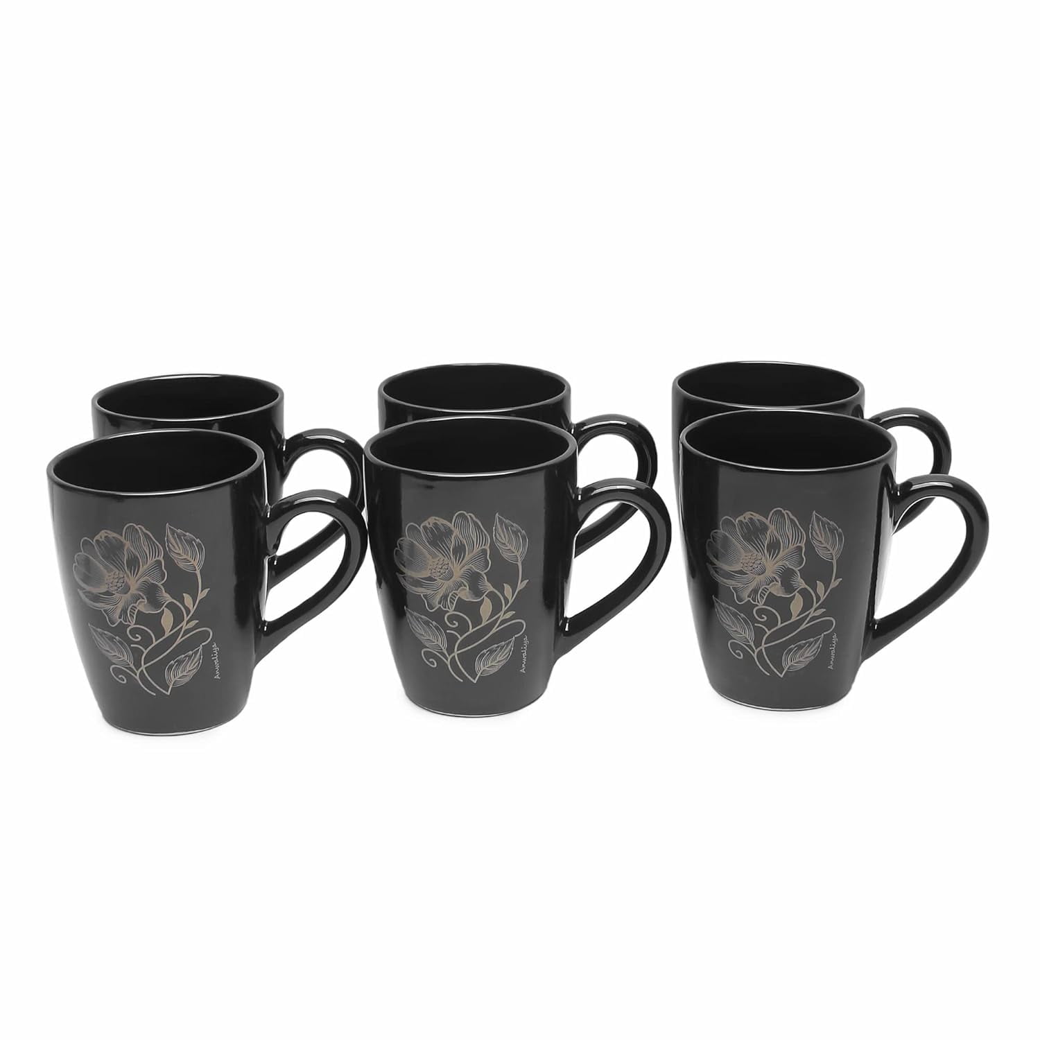 Anwaliya Aura Series Coffee Cup Microwave and Dishwasher Safe Coffee and Tea Mugs Tea Cup Chip ...
