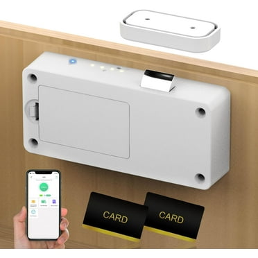 Teissuly Invisible Electronic Cabinet Lock, Hidden Lock, DIY RFID Lock ...
