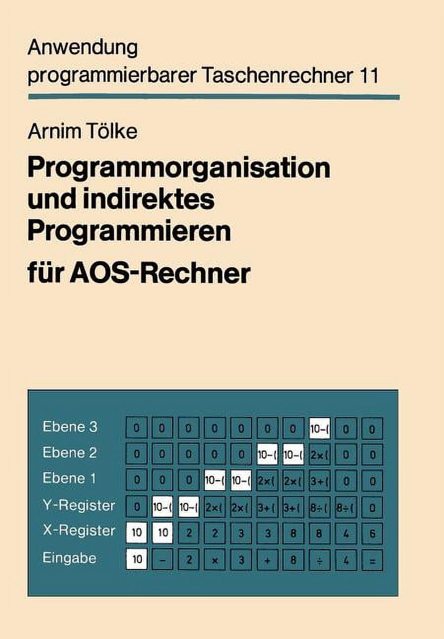 Anwendung Programmierbarer Taschenrechne Programmorganisation Und ...