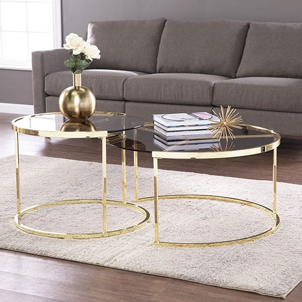 Anwick Contemporary 2pc Nesting Cocktail Table Set - Walmart.com
