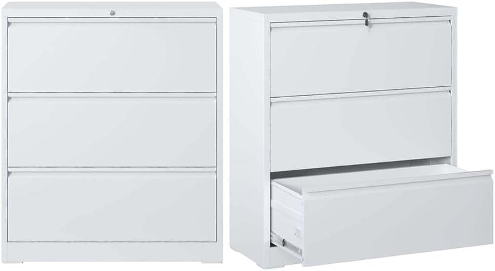 Anwick Lateral File Cabinet, lateral Filing Cabinet with Lock for Legal ...
