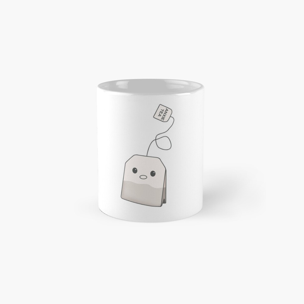AnxieTea Anxiety Kawaii cute Tea Bag Classic Mug - Walmart.com