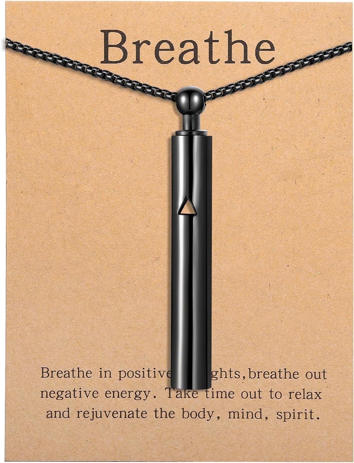 Anxiety Breathe Easy Necklace Mindfulness Breathing Necklace Breathlace ...