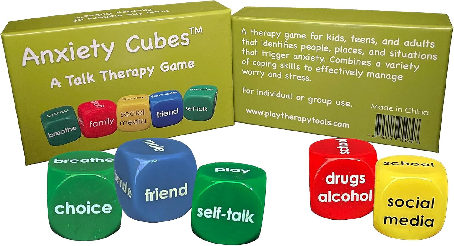 Anxiety Cubes Therapy Game identifies people, places and situations ...
