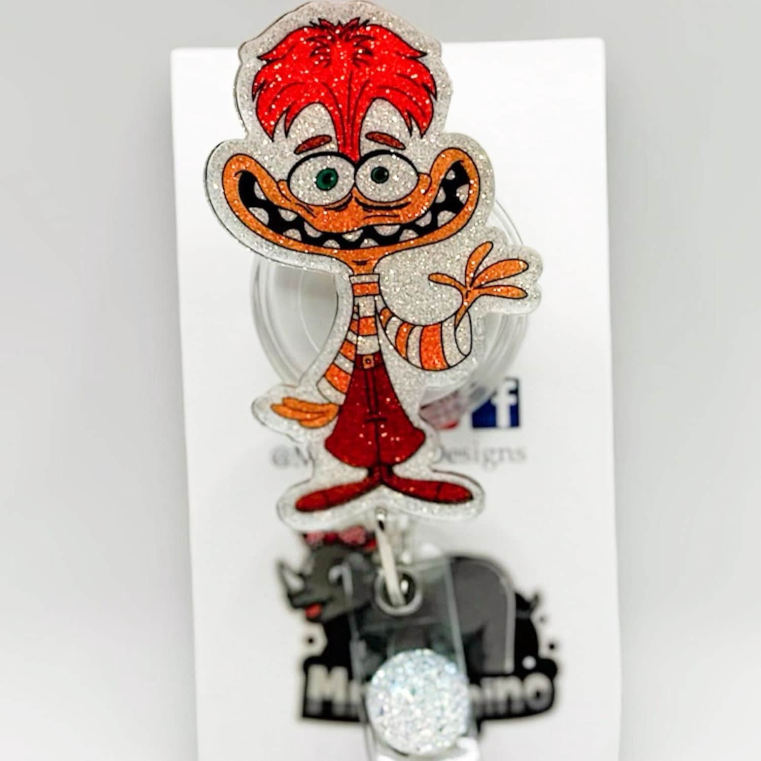 Anxiety Inside Out Character Retractable Badge Reel: Nurse Teacher ID ...