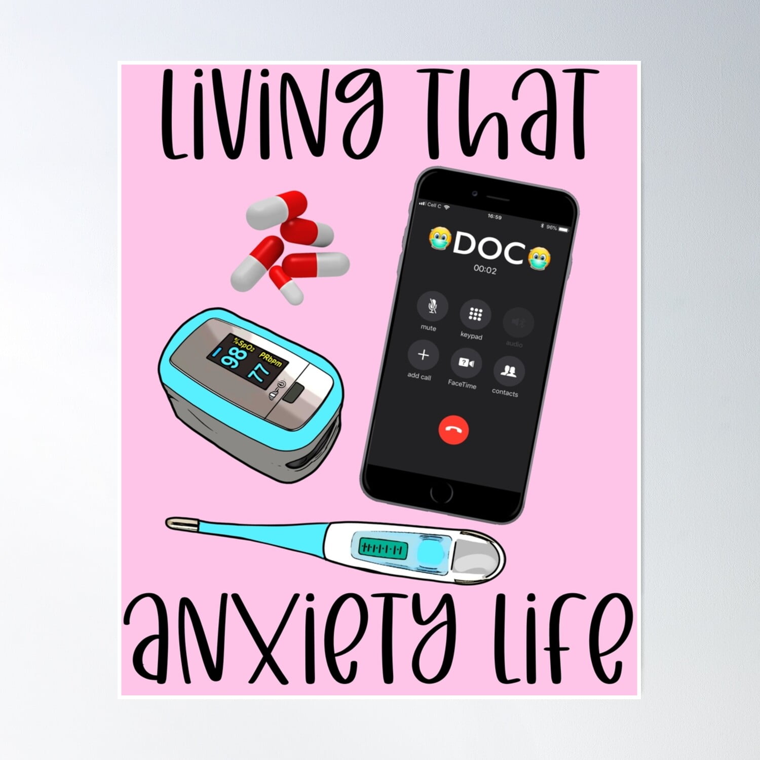 Anxiety Mental Health Hypochondriac Living That Anxiety Life Mental ...