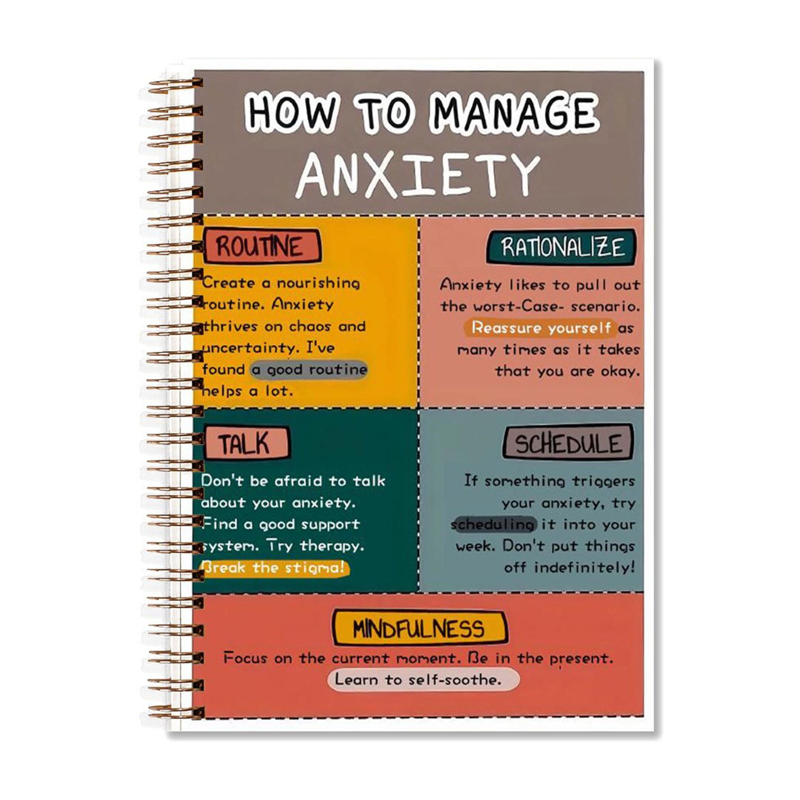 Anxiety Relief and Personal Growth Journal (Includes Mindfulness ...