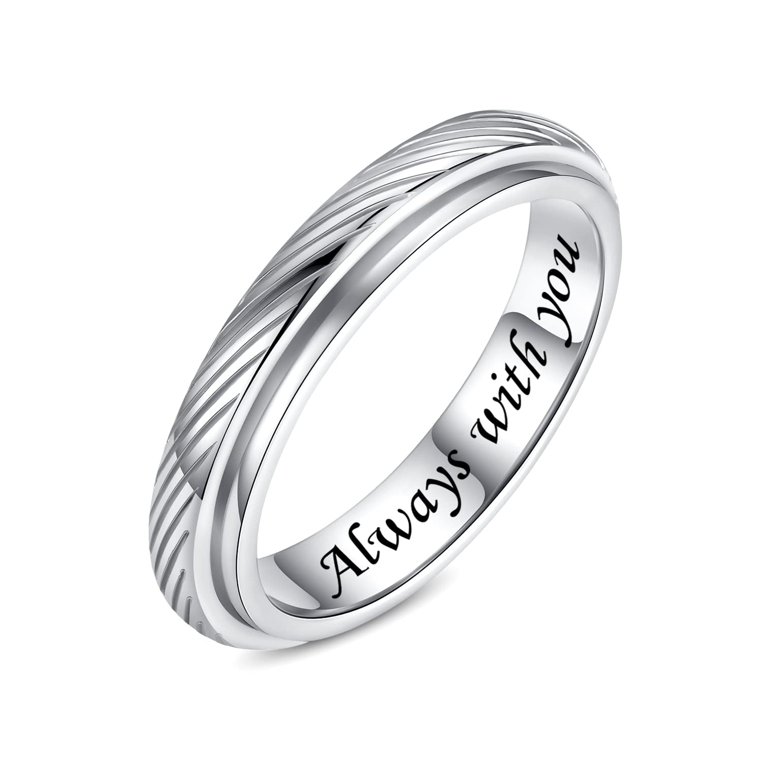 Anxiety Ring for Daughter Fidget Ring for Women - 925 Sterling Silver ...