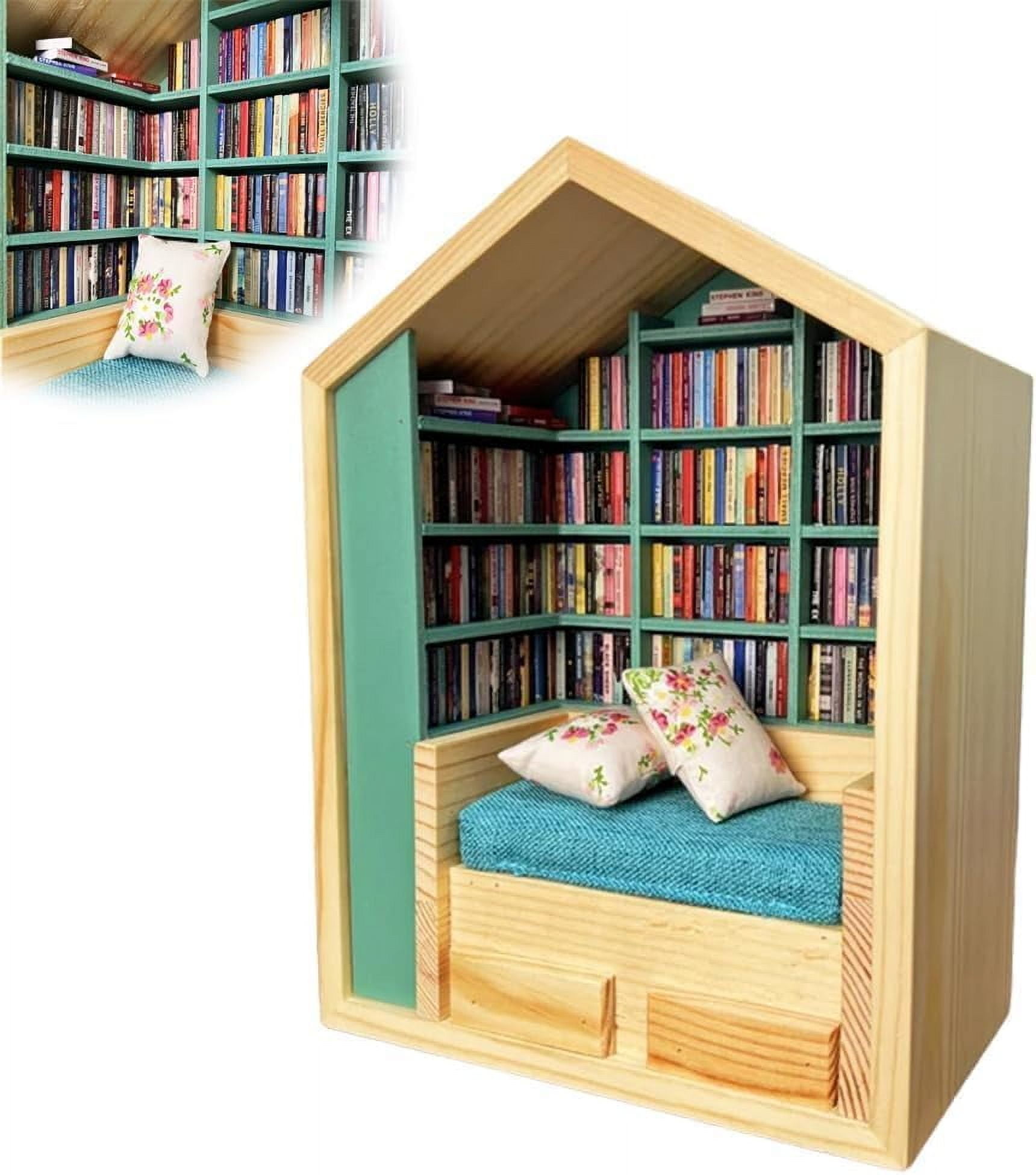 Anxiety Study |Get rid of Anxiety, Anxiety Bookshelf Handmade Mini Room ...