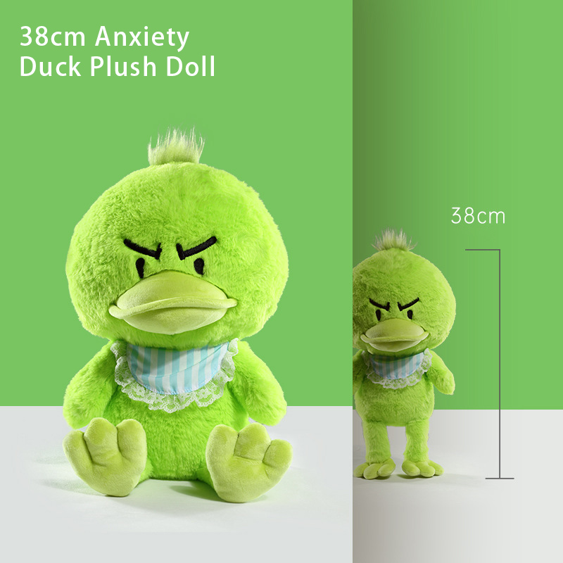 Anxiety cute frog cat panda duck plush toy anxiety animal doll birthday ...