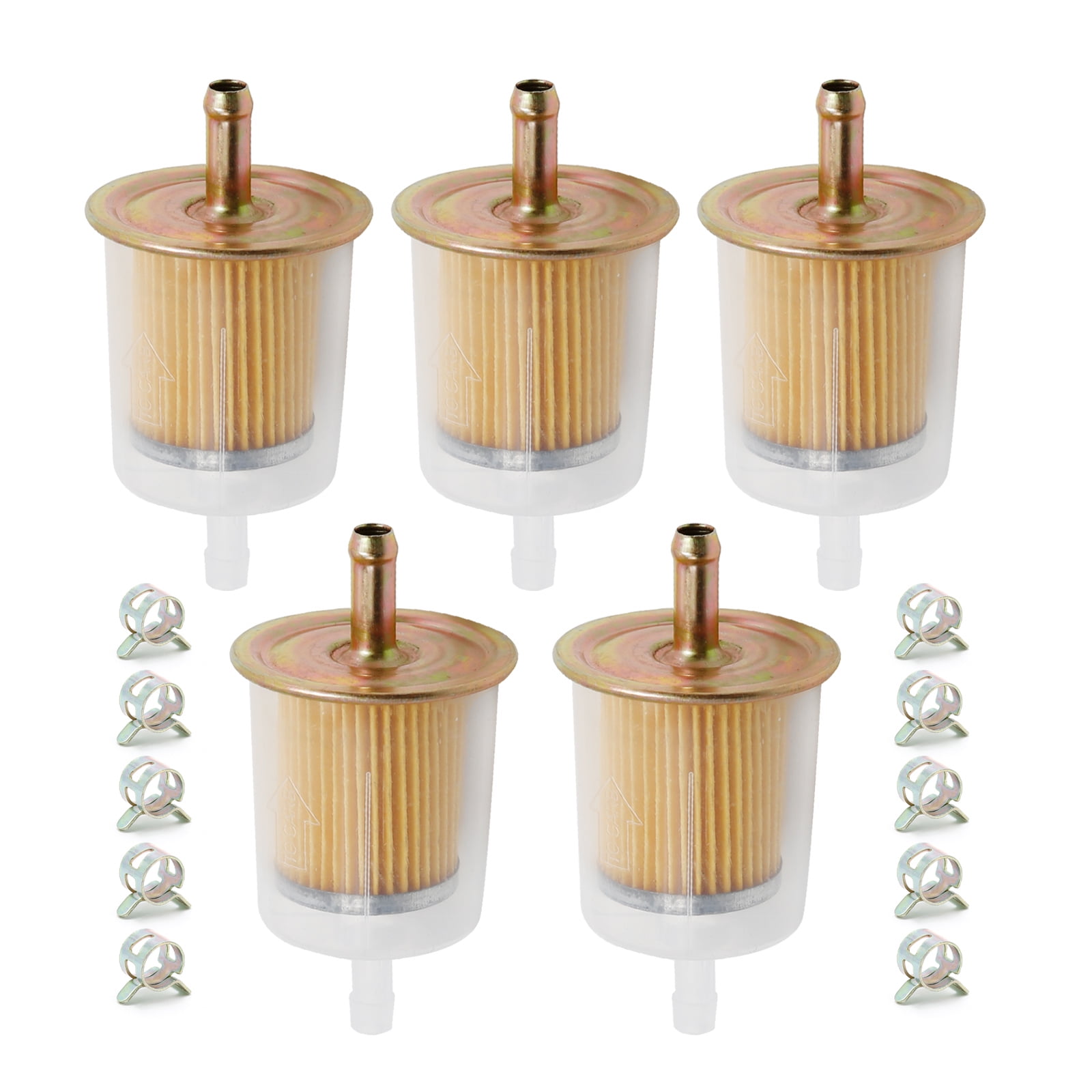 Anxingo, Fuel Filter, 3/8" Inline Gas, Universal for Gasoline Engines ...