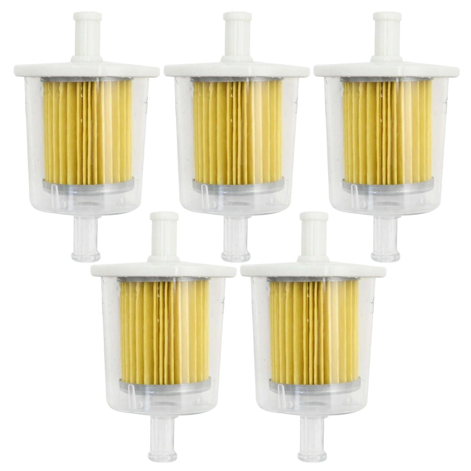 Anxingo 5 Pcs 3/8" Universal Fuel Filters Inline Gas Fuel Line for ...