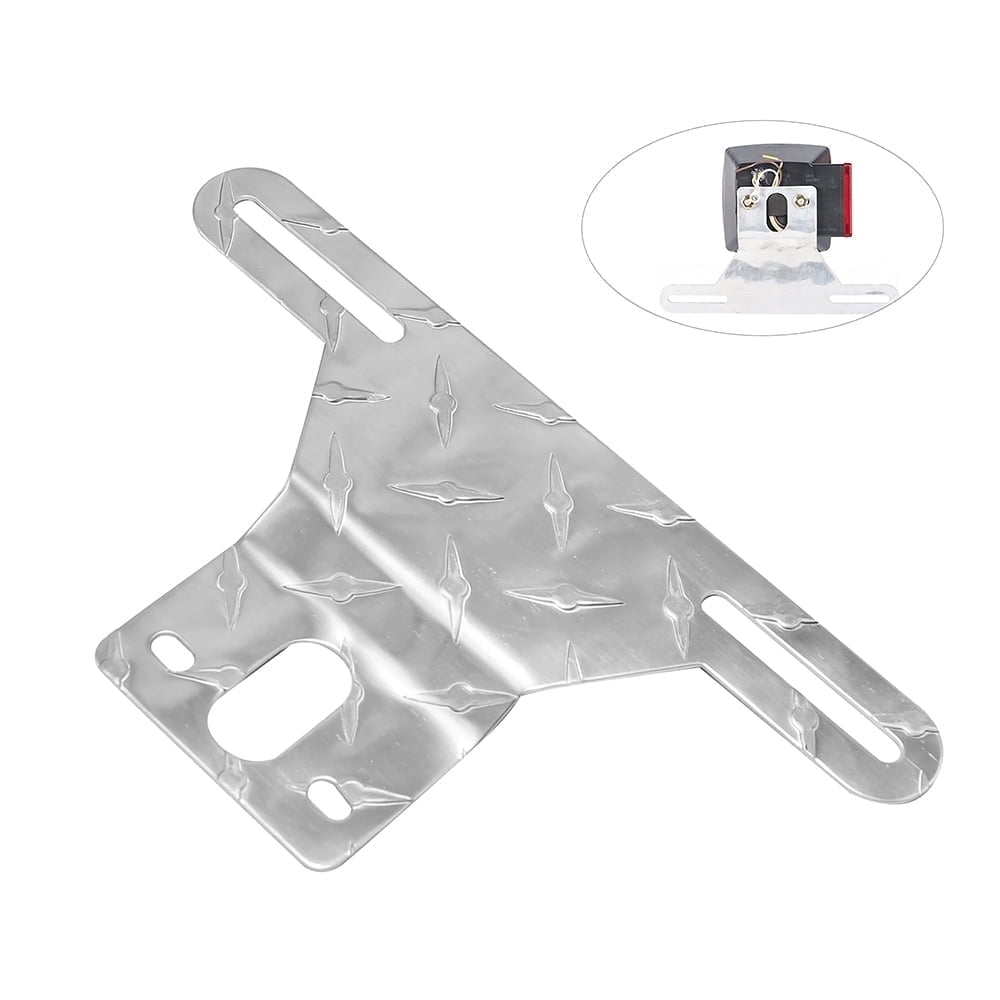 Anxingo Trailer License Plate Light Bracket Aluminum Plate Light Mount ...