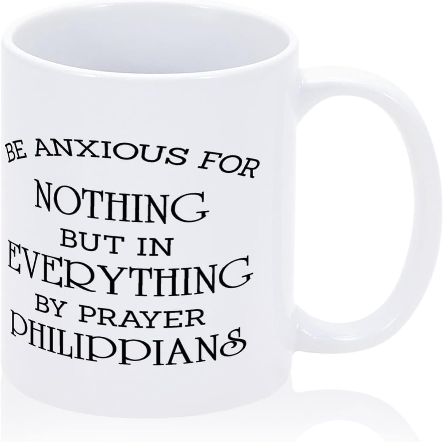 Be Anxious for Nothing But in Everything Funny Mug 11oz Holiday Coffee ...