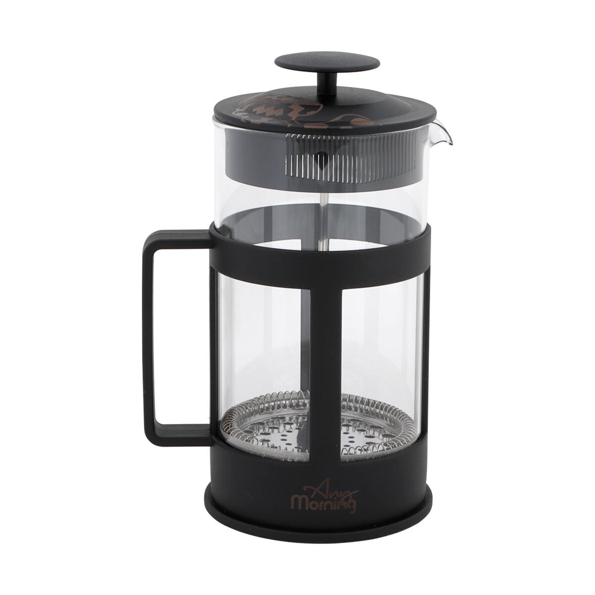 Any Morning French Coffee Press 11,80 Oz Espresso Tea Maker with Triple ...