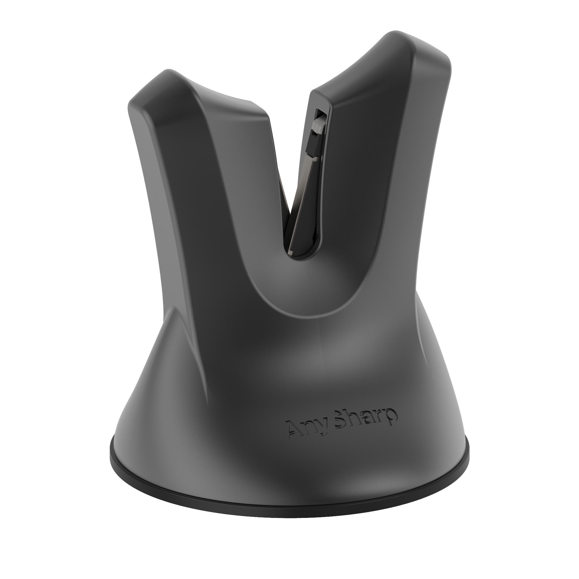 AnySharp Xblade Knife Sharpener, Hands-Free Safety, PowerGrip Suction ...