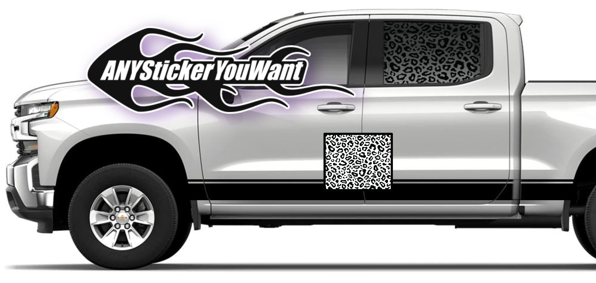 AnyStickerYouWant - Cheetah Leopard Print Window Vinyl Decal Sticker 20 ...