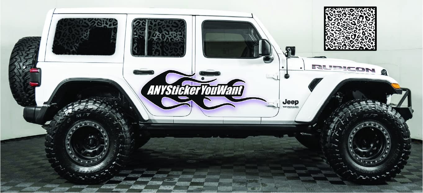 AnyStickerYouWant - Cheetah - Leopard Print Window Vinyl Decal Sticker ...