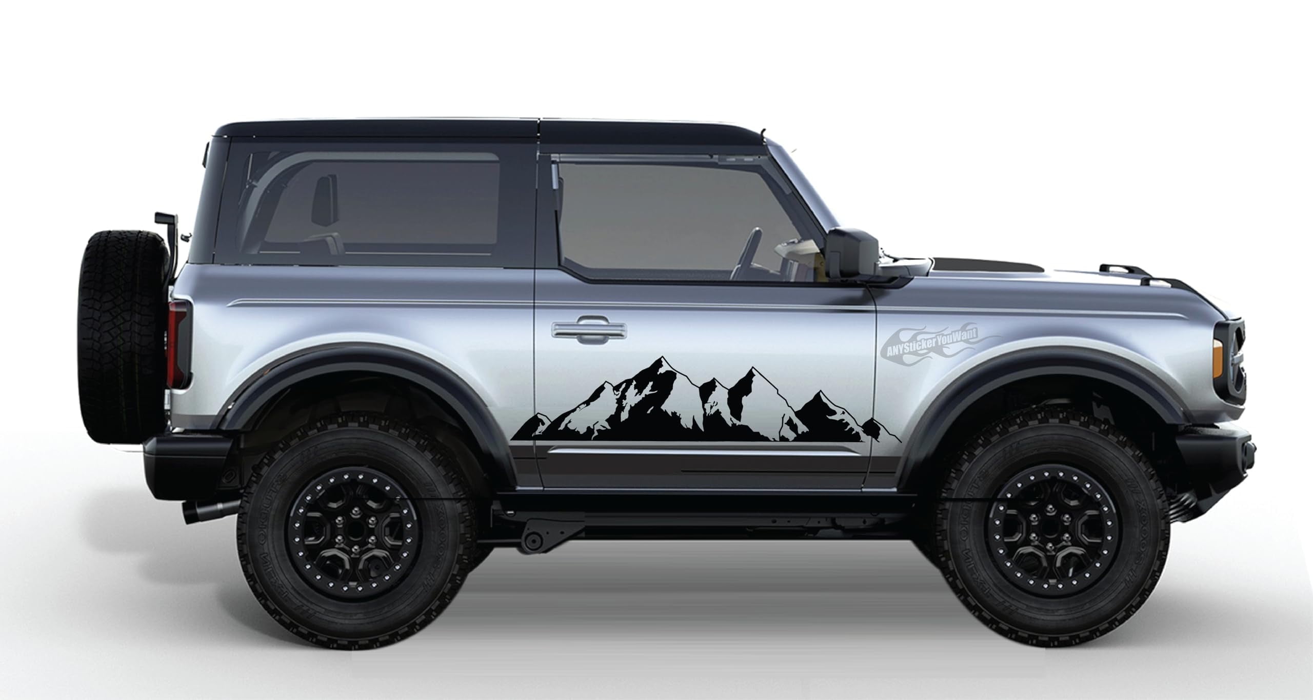 AnyStickerYouWant - Full Side Mountain Scenne Kit Decal Sticker Fits ...