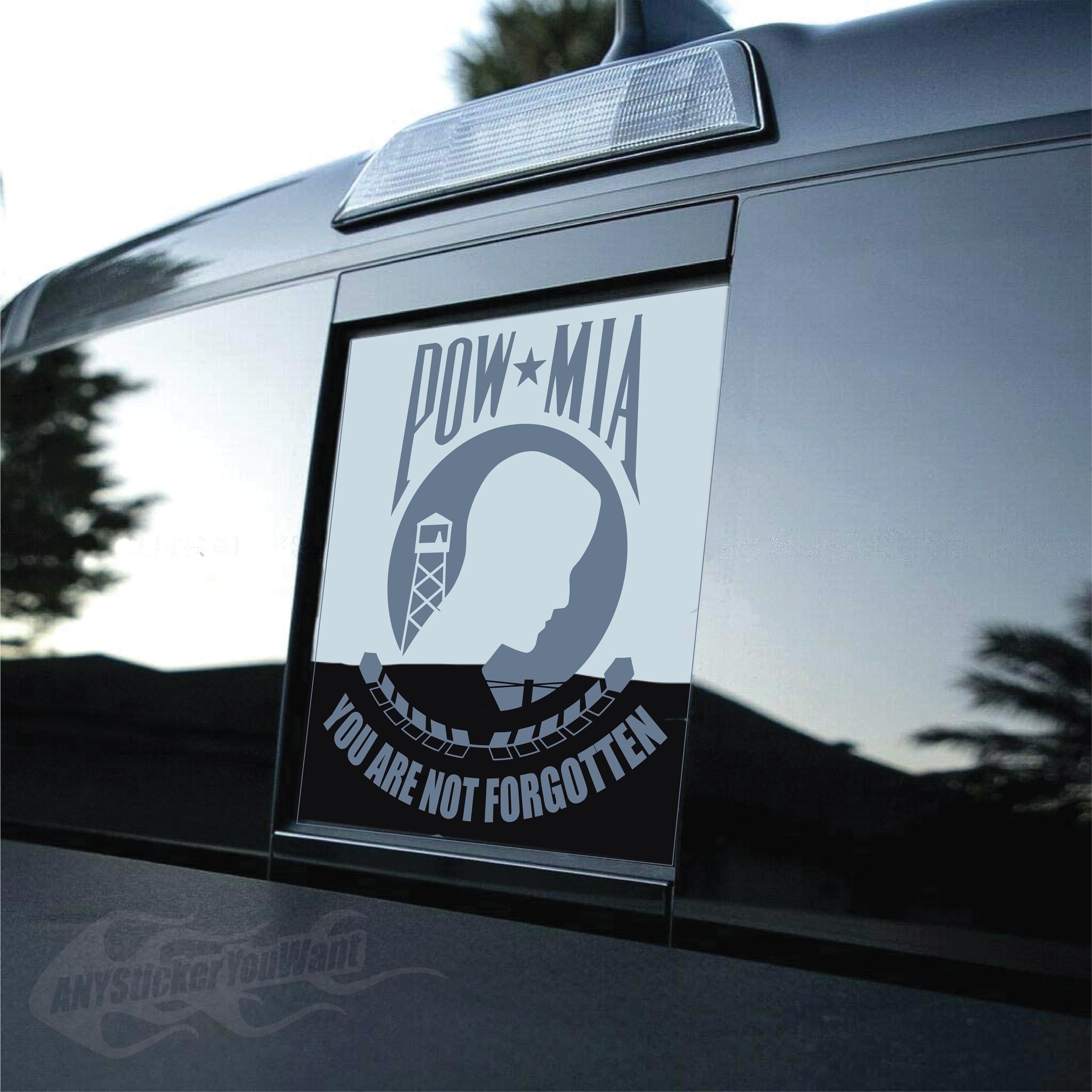 AnyStickerYouWant - POW MIA You are Not Forgotten USA American Flag ...