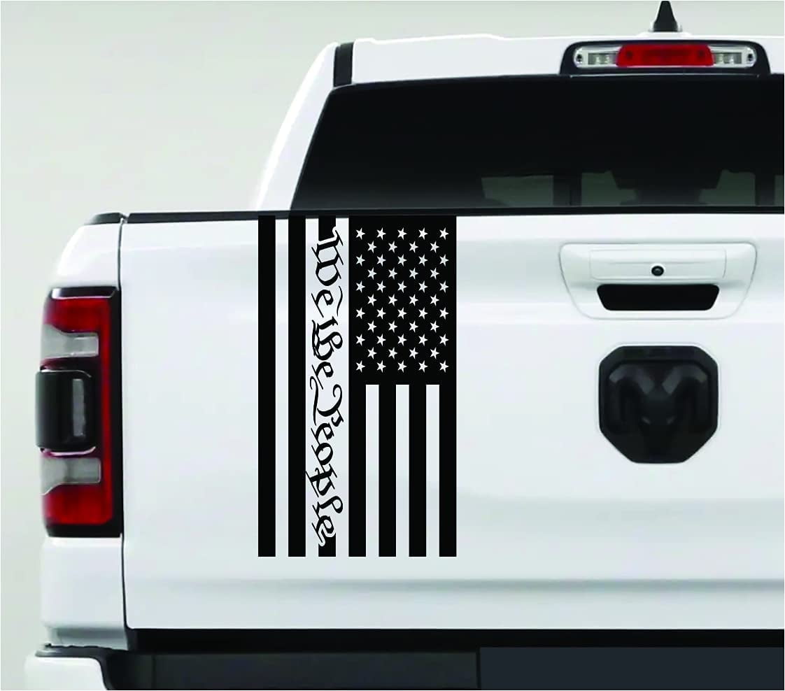 AnyStickerYouWant We The People Regular American USA US Flag Truck ...