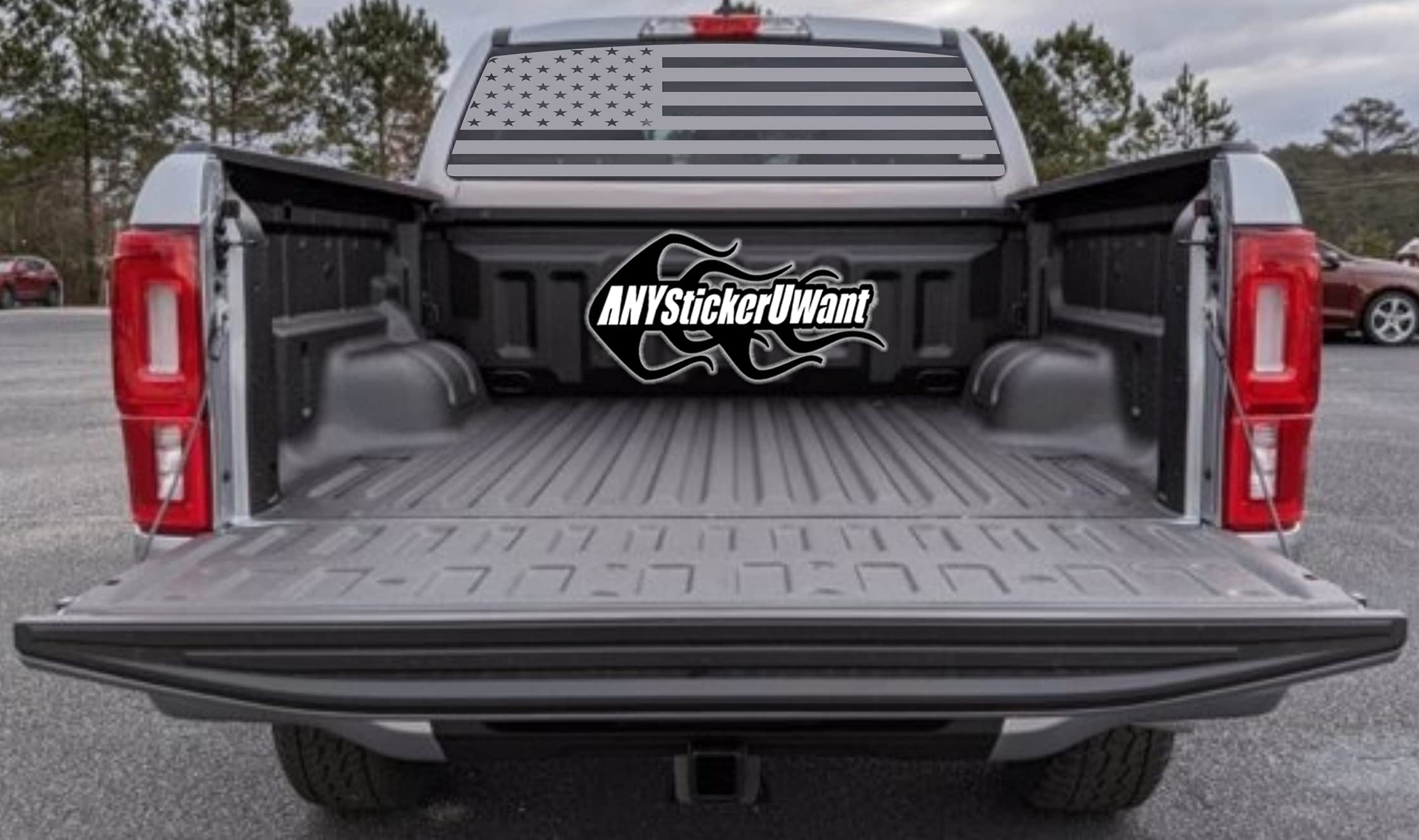 AnyStickerYouWant Rear Window USA American Decal Sticker Fits ...