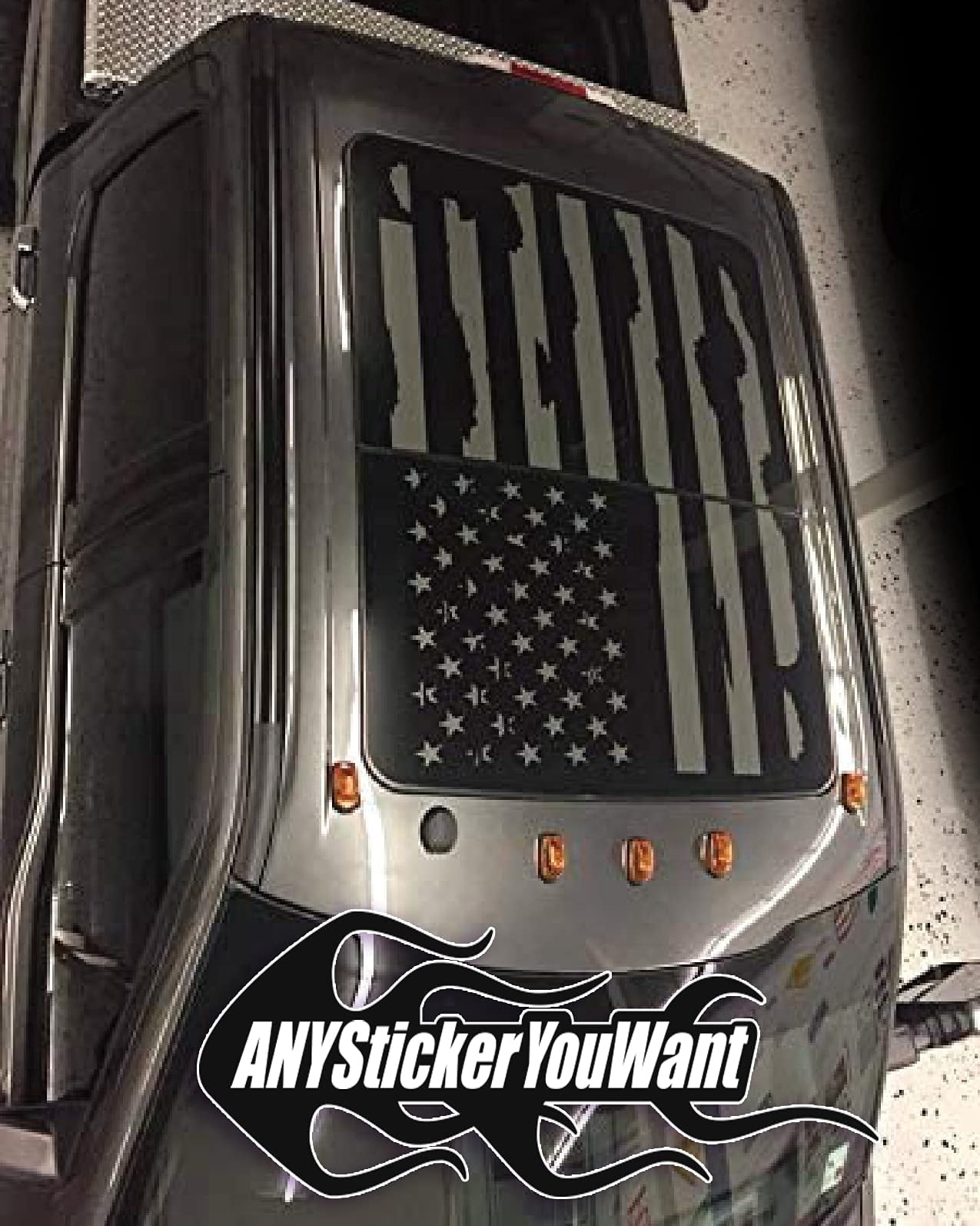 AnyStickerYouWant Rooftop USA American Distressed Flag Decal Sticker ...