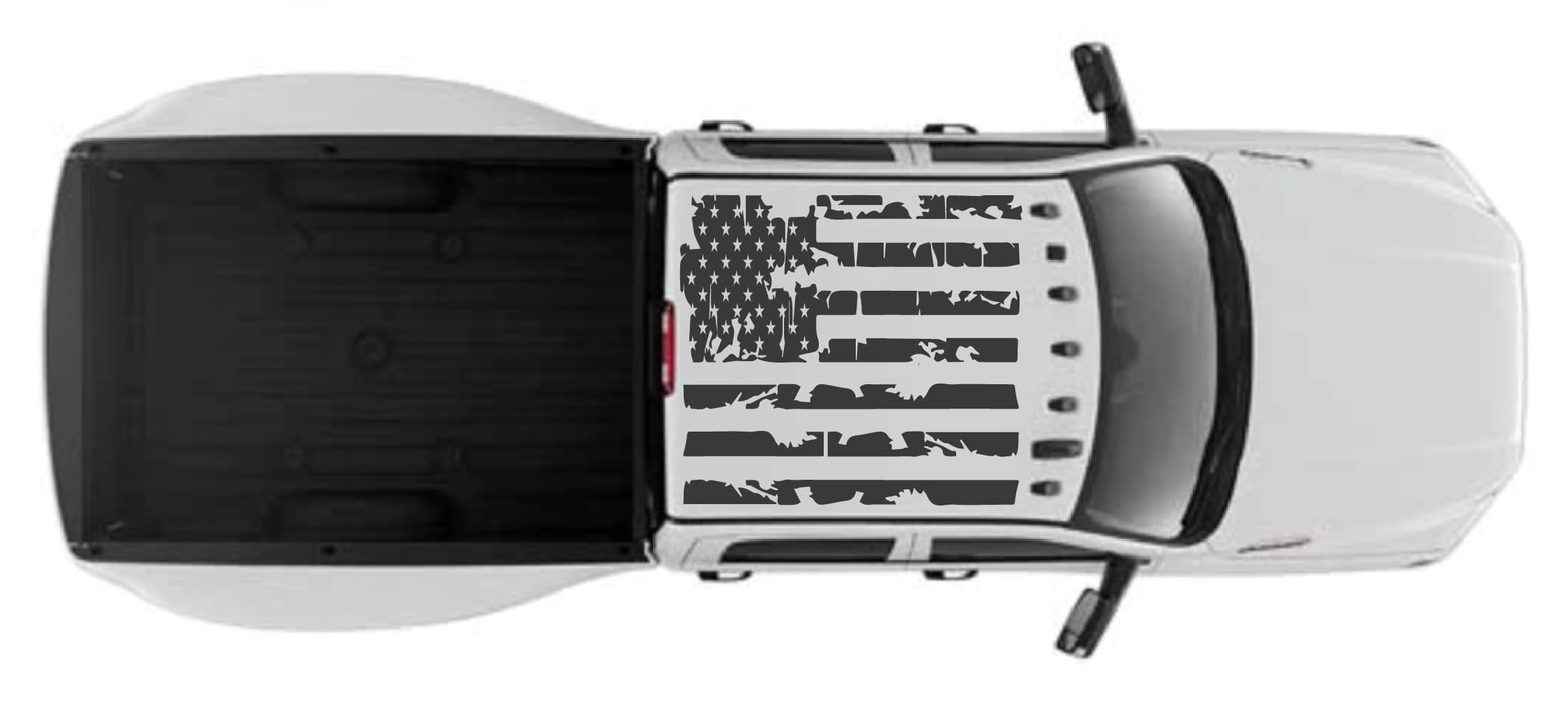 AnyStickerYouWant - Rooftop USA American Flag Decal Sticker Fits on ...