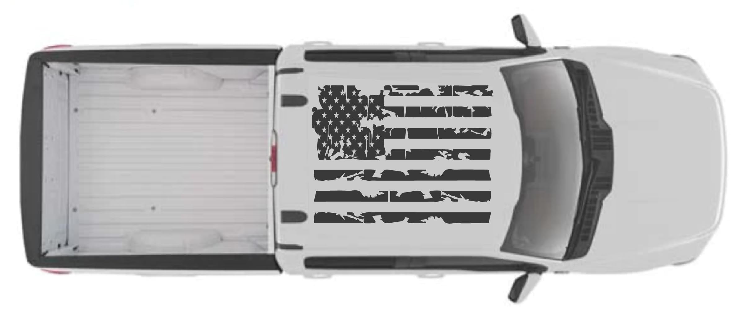 AnyStickerYouWant - Rooftop USA American Flag Decal Sticker Fits on ...