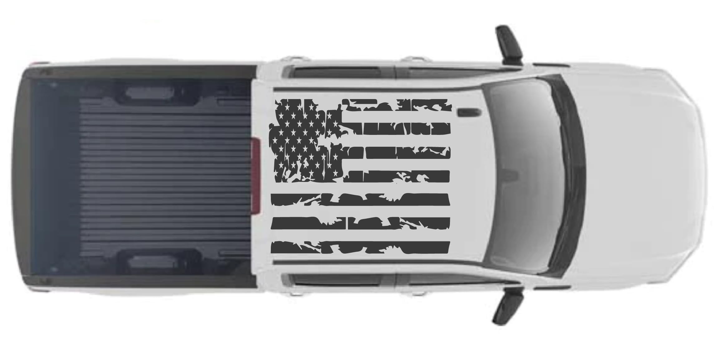 AnyStickerYouWant - Rooftop USA American Flag Decal Sticker Fits on ...
