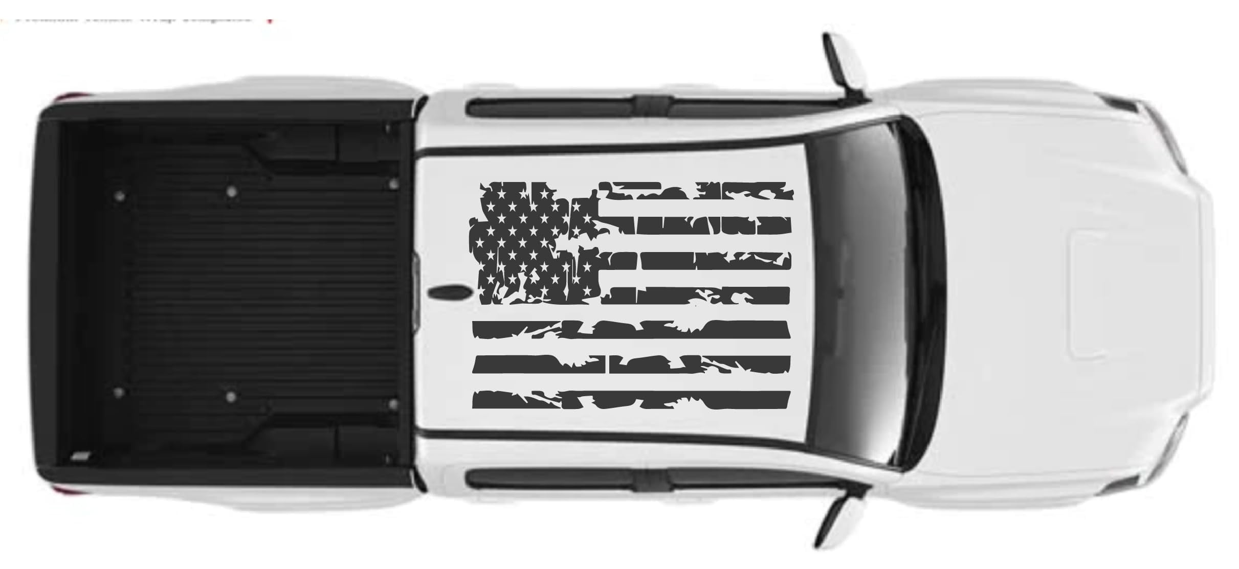 AnyStickerYouWant - Rooftop USA American Flag Decal Sticker Fits on ...