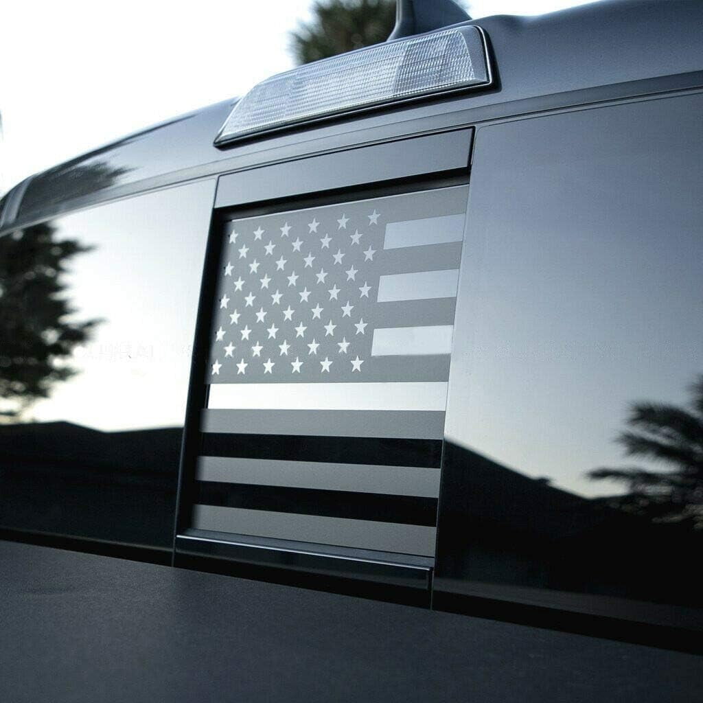 AnyStickerYouWant - USA American Flag Vinyl Decal Rear Sliding Window ...