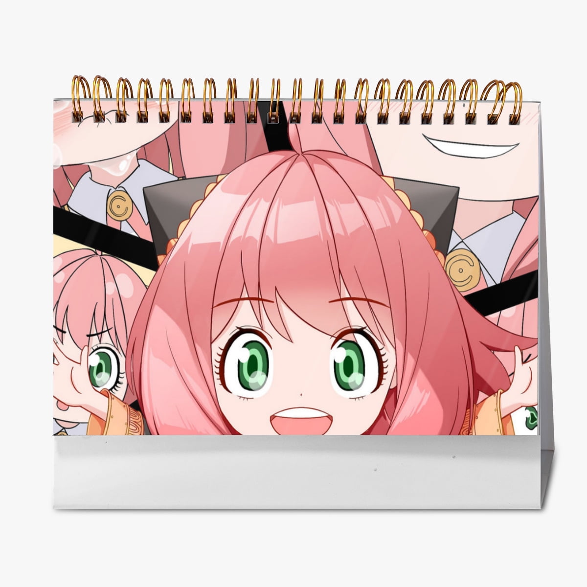Anya 2025 Calendar - Cartoon Desktop Calendar Thick Paper for Organized ...