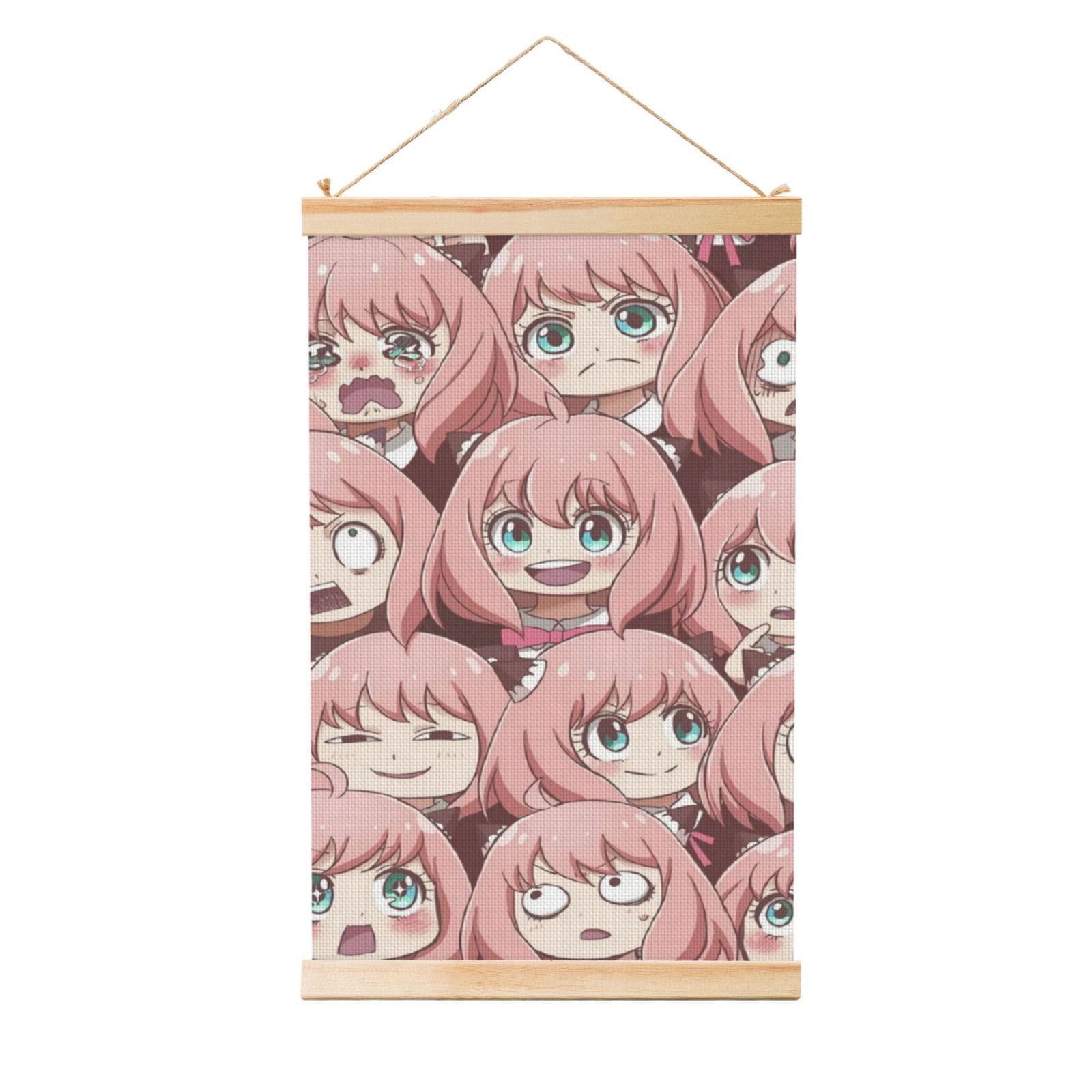Anya Forger Posters Wall Hanging Wooden Shaft Poster Wall Art Aesthetic ...