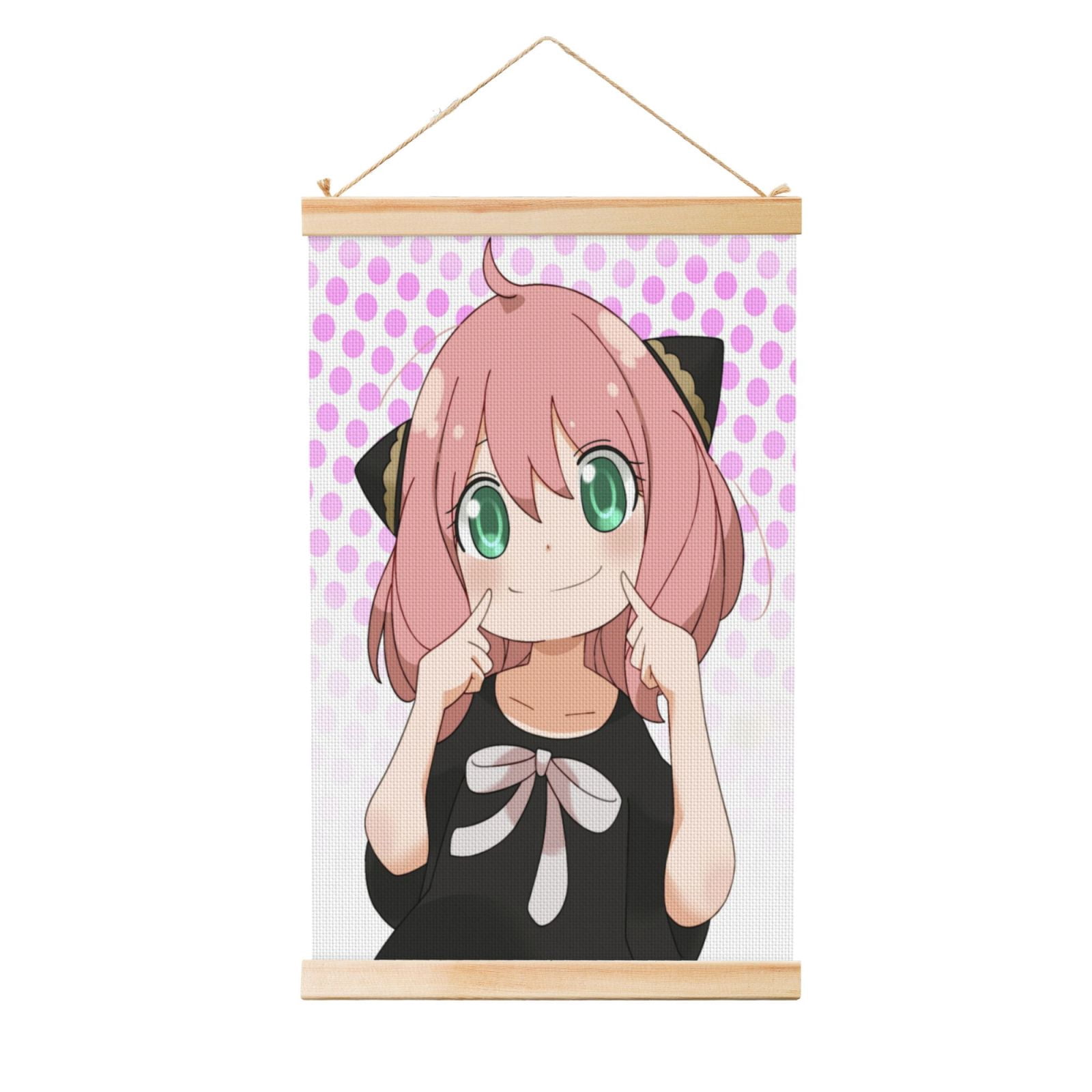 Anya Forger Posters Wall Hanging Wooden Shaft Poster Wall Art Aesthetic ...
