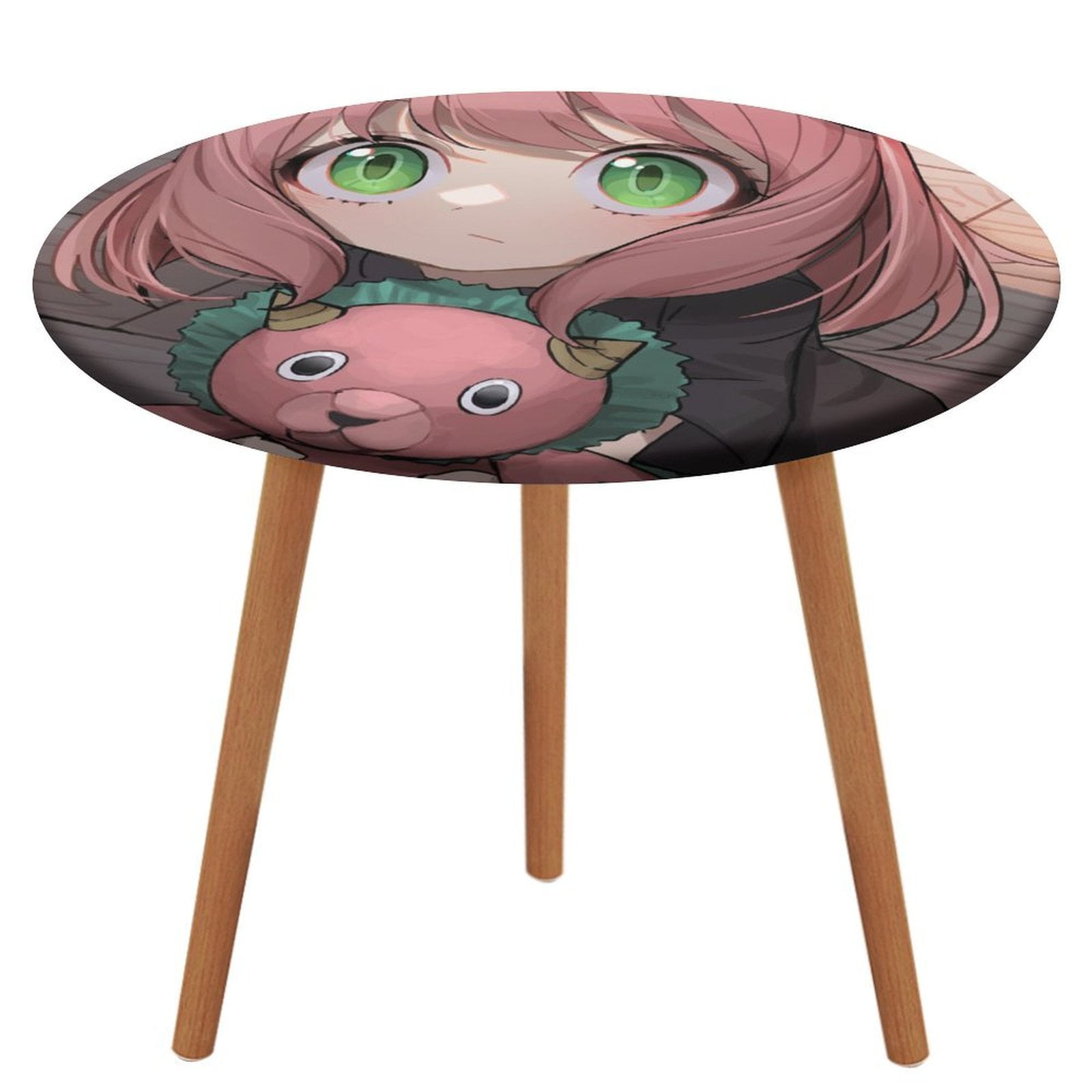 Anya Forger Spy X Round Fitted Tablecloth with Elastic Edge,Water ...