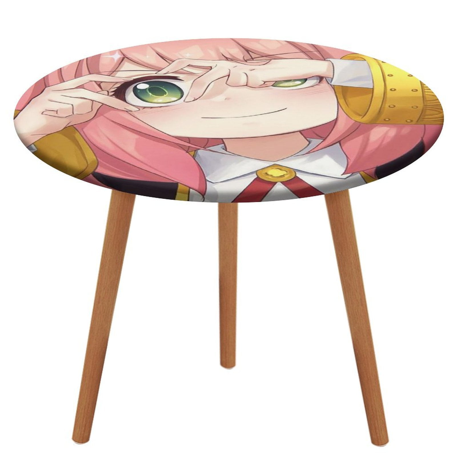 Anya Forger Spy X Round Fitted Tablecloth with Elastic Edge,Water ...