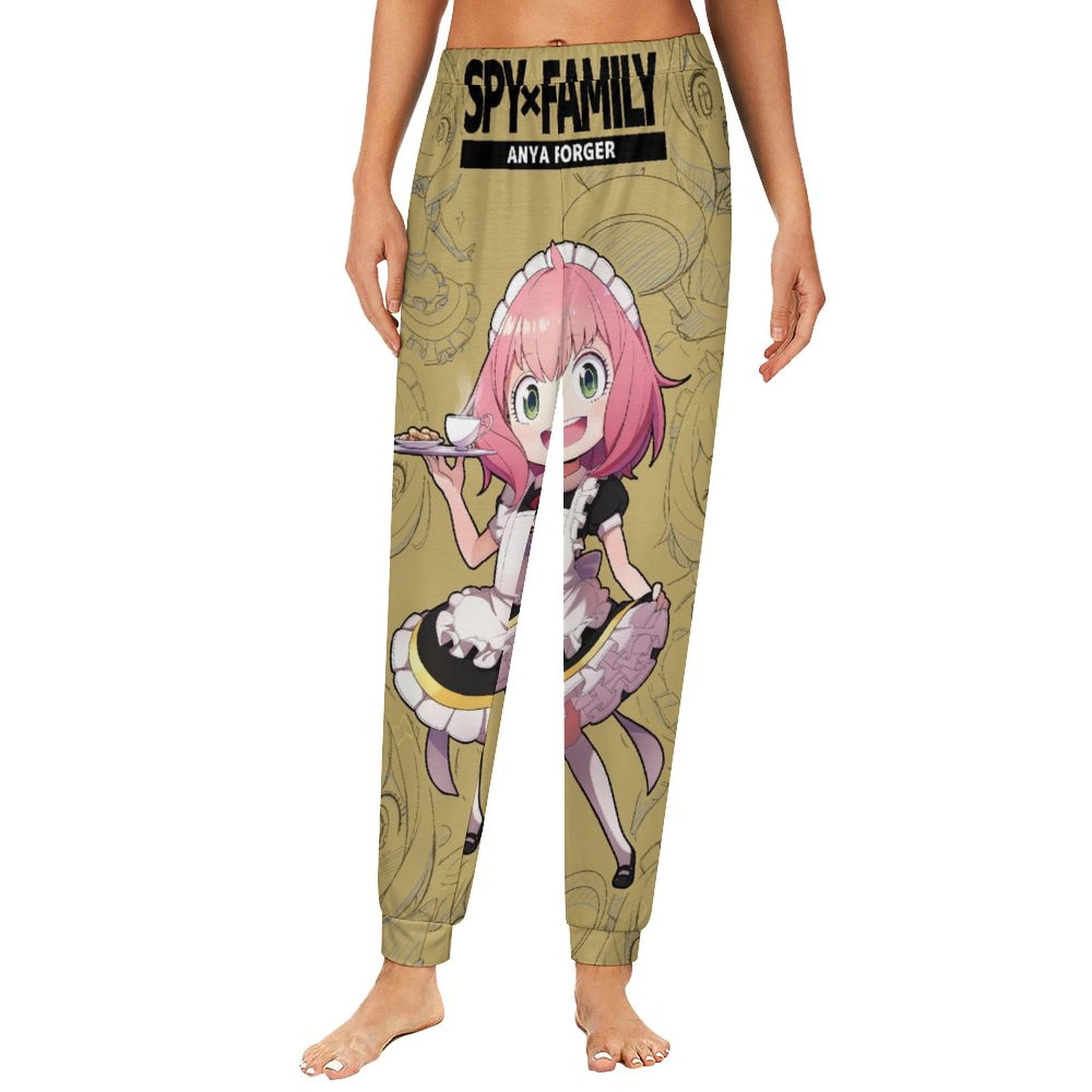 Anya Forger Spy X Womens Comfy Pajama PJ Pants Lounge Pants Sleepwear ...
