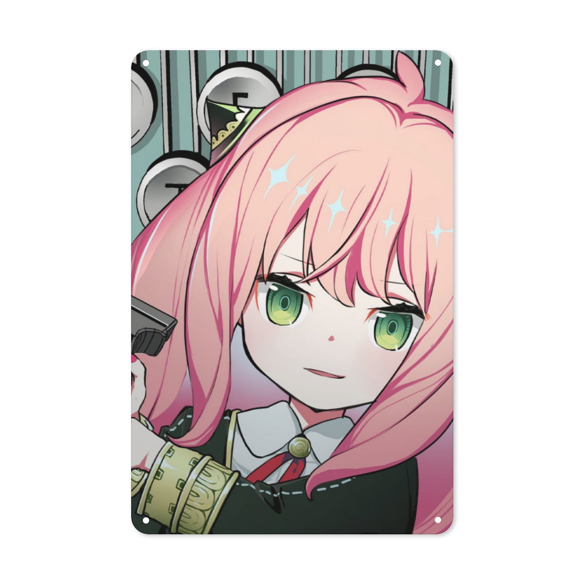 Anya Poster Tin Painting Halloween Retro Tin Sign Retro Plaque Kitchen ...